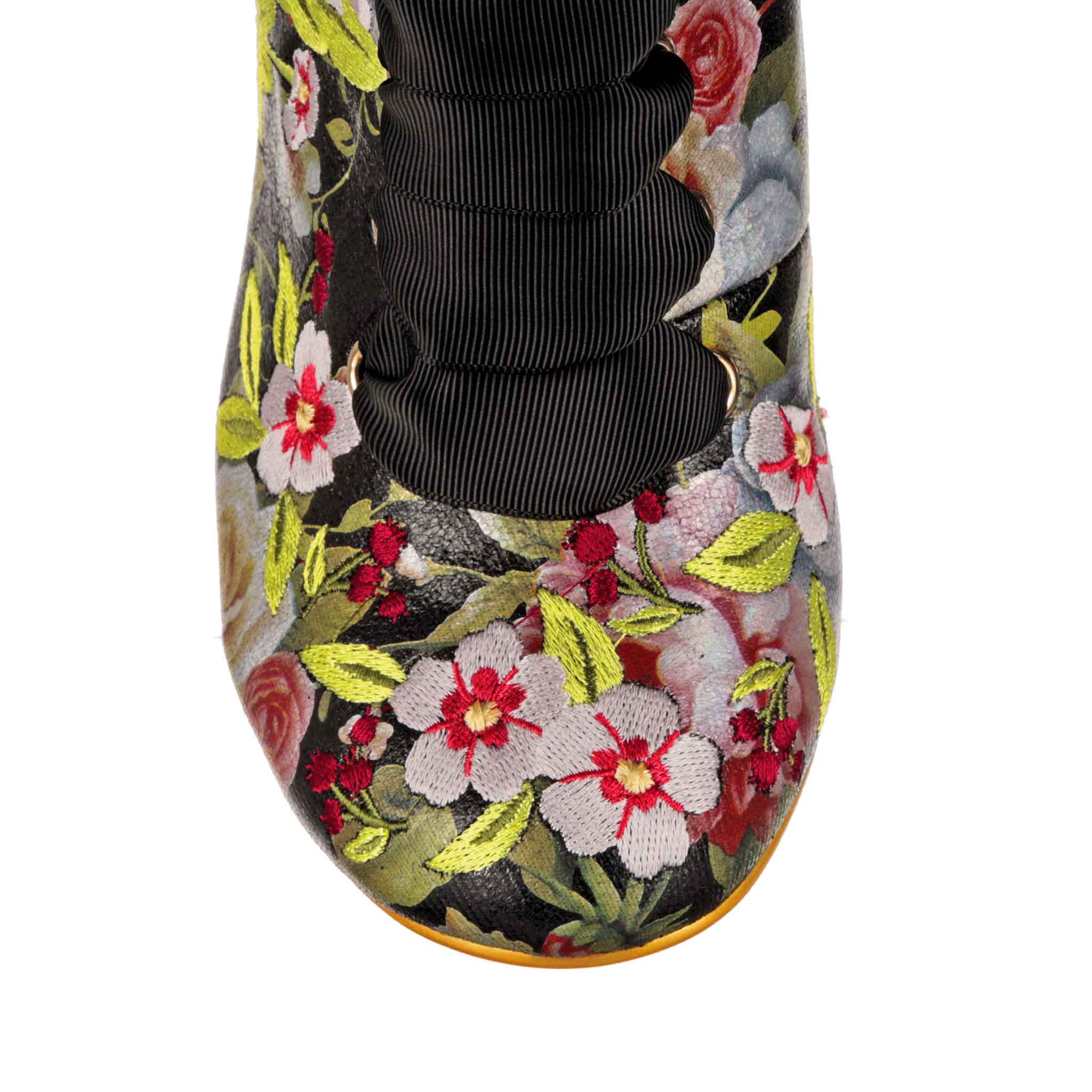 Irregular Choice Womens Bunny Bow High Heels - Black