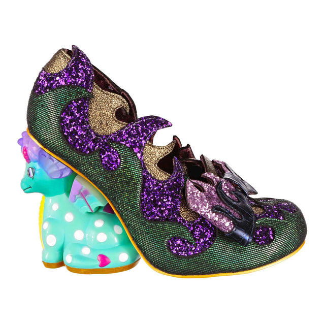 Irregular Choice Dragon Heels | Green Fantasy