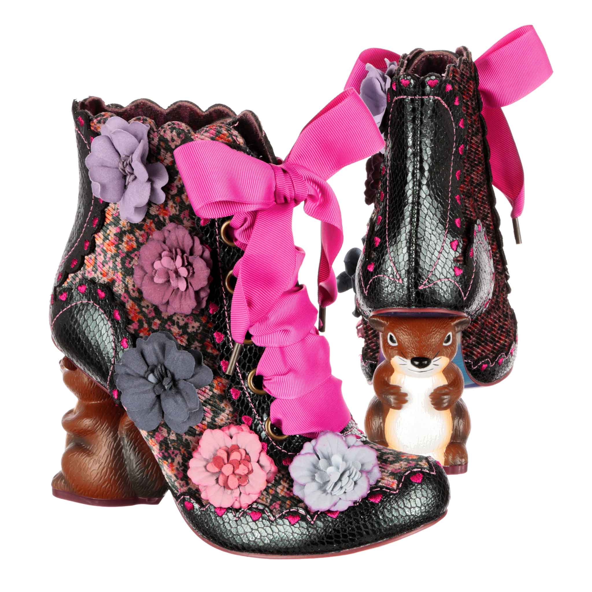 Irregular Choice Boots | Cottagecore Squirrel Fun