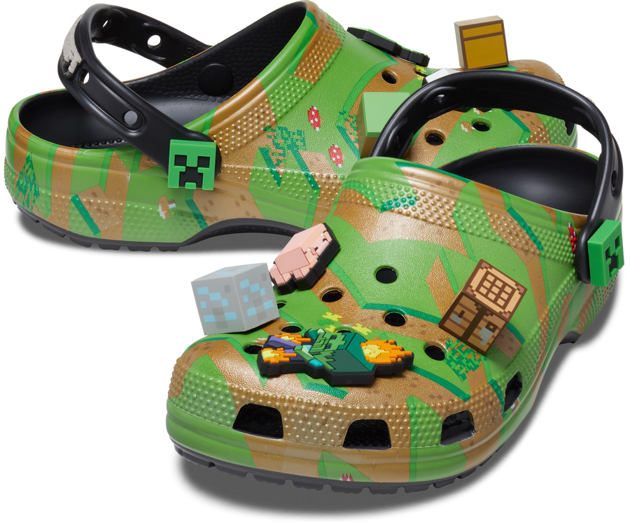 Crocs Unisex Minecraft Elevated Clog – The Foot Factory