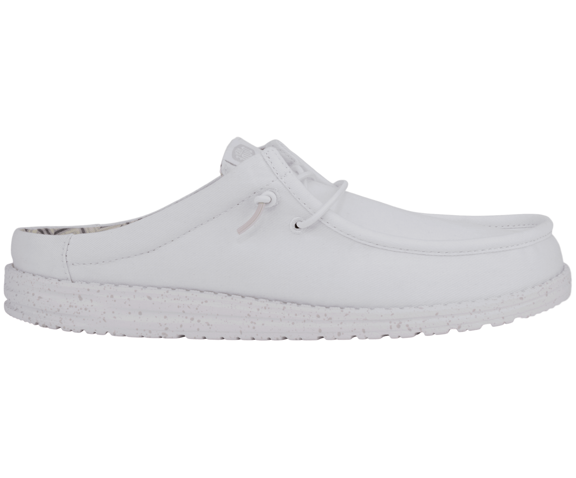 Hey Dude Wally Slip Shoes | Crisp White Comfort