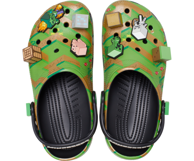Crocs Unisex Minecraft Elevated Clog | The Foot Factory