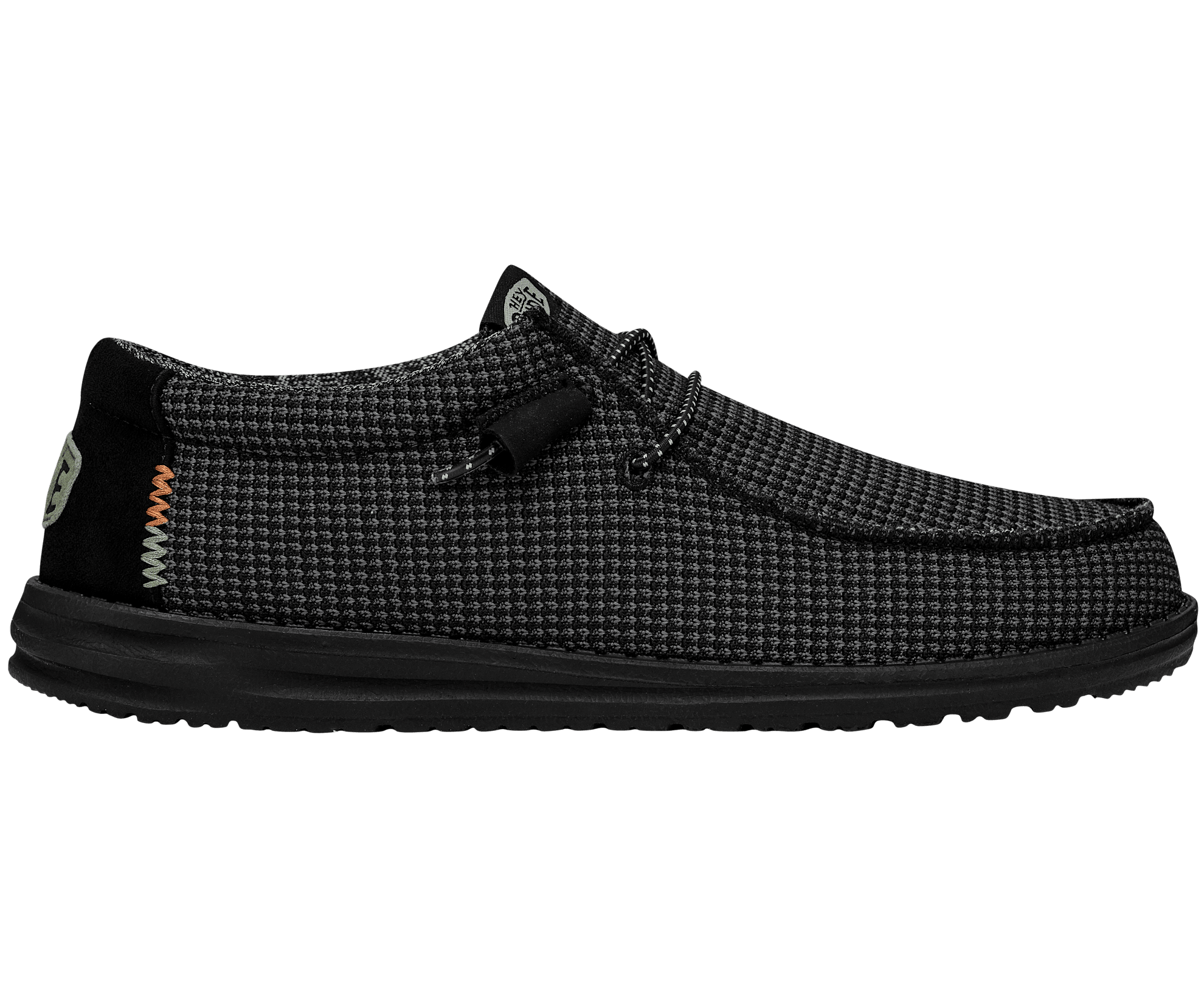 Hey Dude Wally Sport Shoes | Sleek All-Black Look