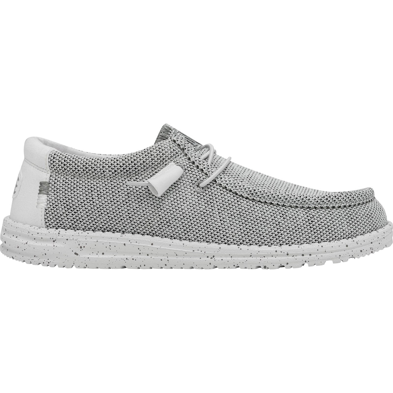 Hey Dude Wally Sox | White Travel-Ready Shoe