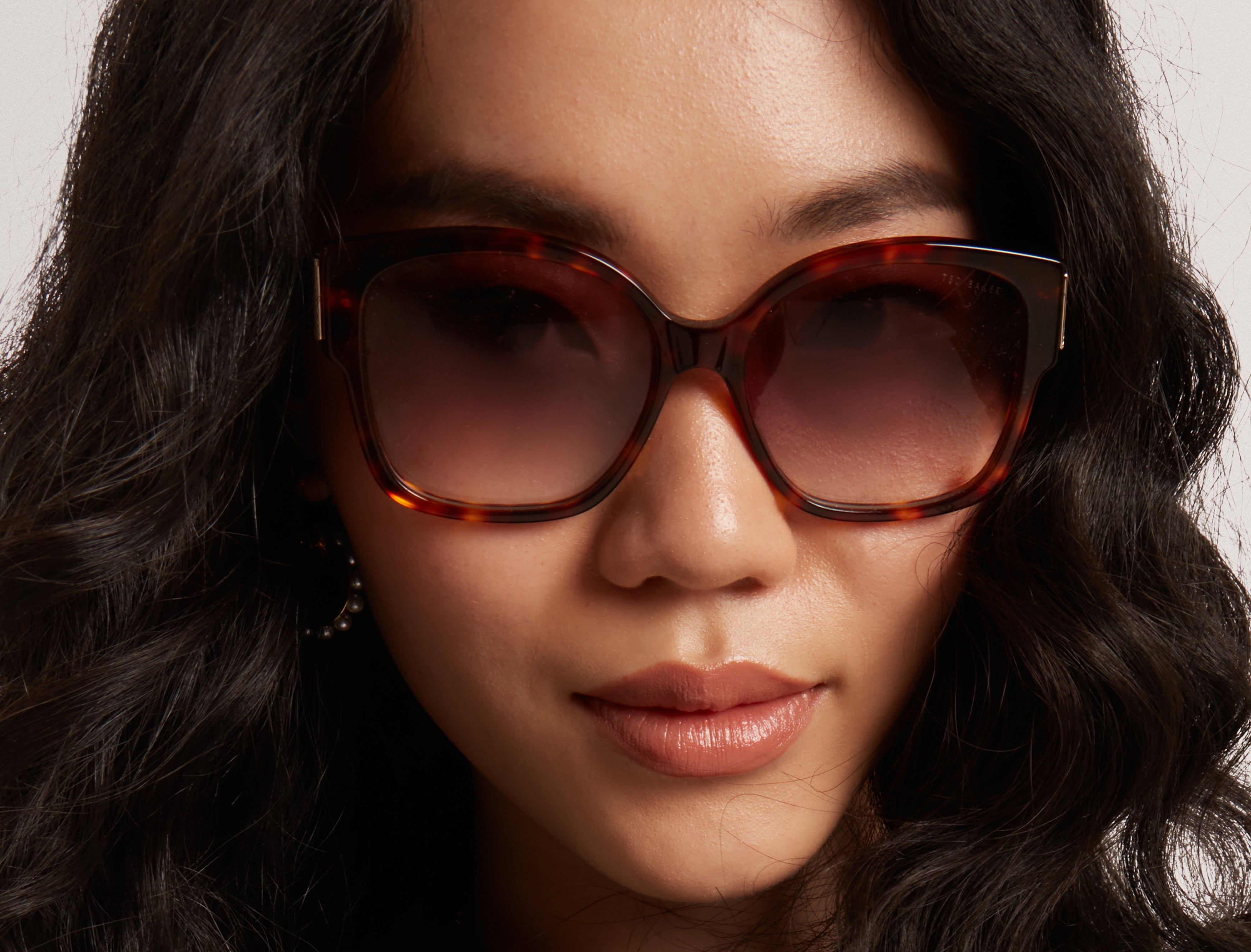 Ted Baker Flori Sunglasses | Dark Purple Marble Chic